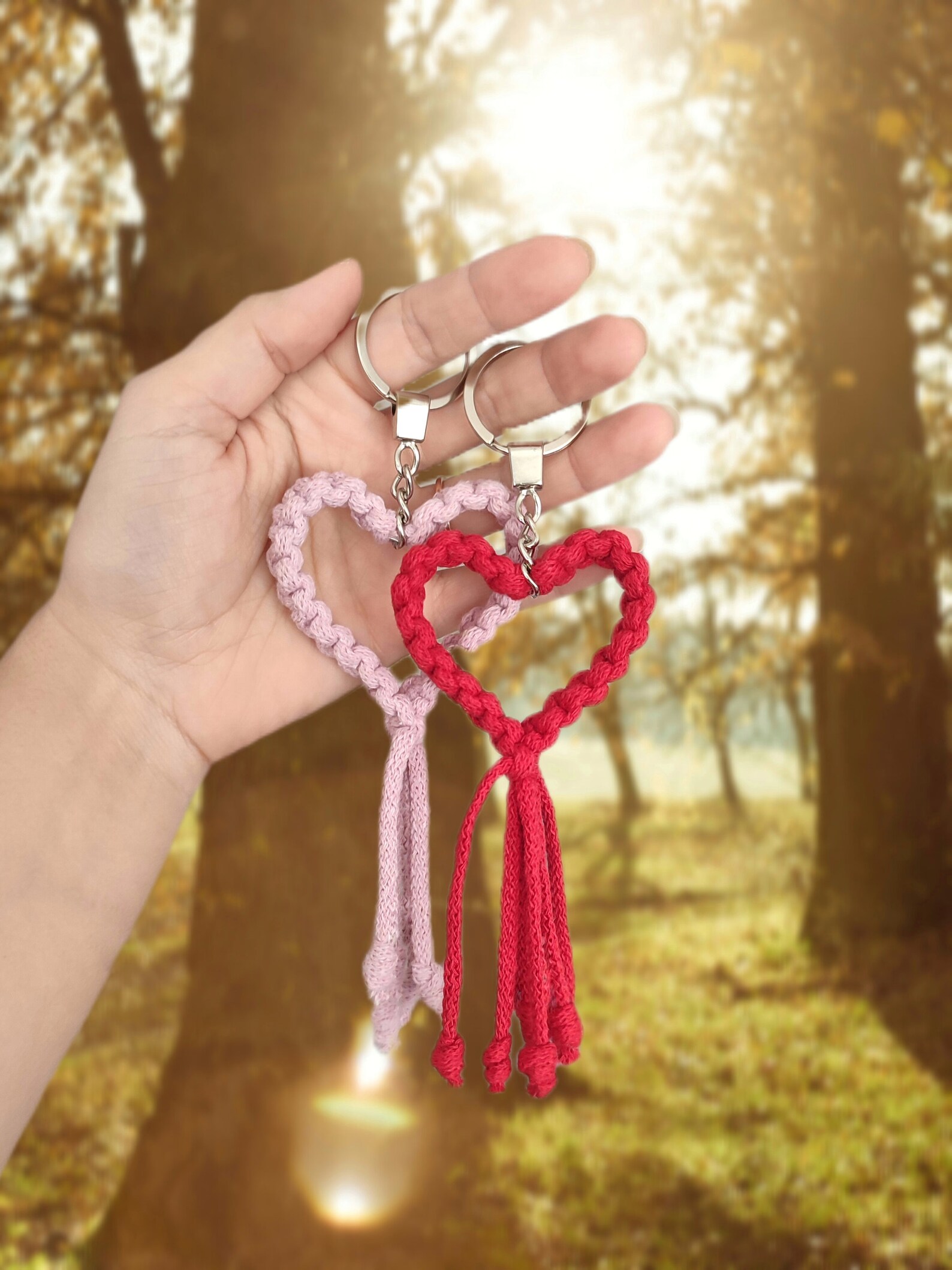Macrame Heart Keychain PDF Tutorial: Beginner DIY Pattern - Etsy