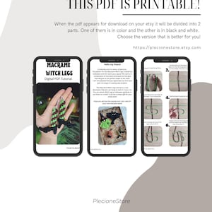 Macrame Witch Legs PDF Tutorial: Halloween DIY Pattern (digital Pattern ...