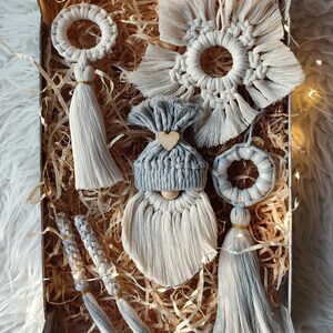 Christmas Box / Macrame Christmas Box / Christmas Present / Handmade ...