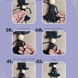 PDF Tutorial of Spooky Macrame Doll Pattern/ Halloween KIT/ Halloween ...