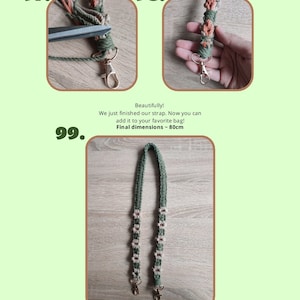 PDF Tutorial of Macrame Flower Strap Bag/macrame Strap Diy/macrame ...