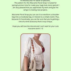 PDF Tutorial of Macrame Flower Strap Bag/macrame Strap Diy/macrame ...