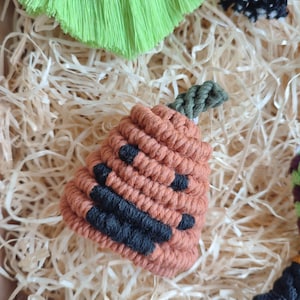 Macrame Halloween Ornament Set/ Halloween Decor/handmade Spooky ...