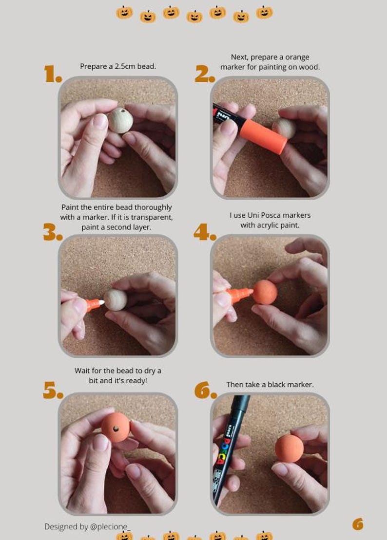 Macrame Pumpkin Doll PDF Tutorial: DIY Halloween Ornament (digital ...