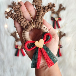 Tutorial PDF of Macrame Reindeer /DIY Reindeer Craft /christmas Deer ...