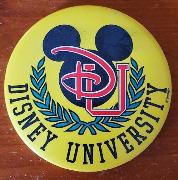 Disney University Cast Member Button/pin Excellent Condition - Etsy