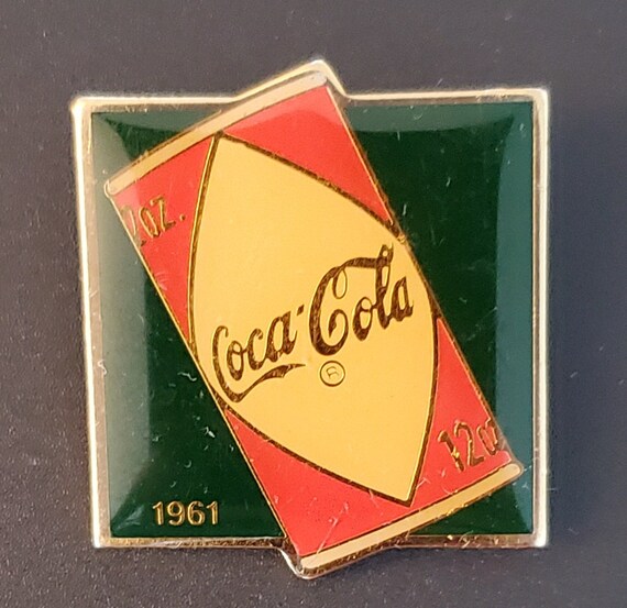 Vintage 1985 Coca-Cola Pin "1961" Rare Coca-Cola Col… - Gem
