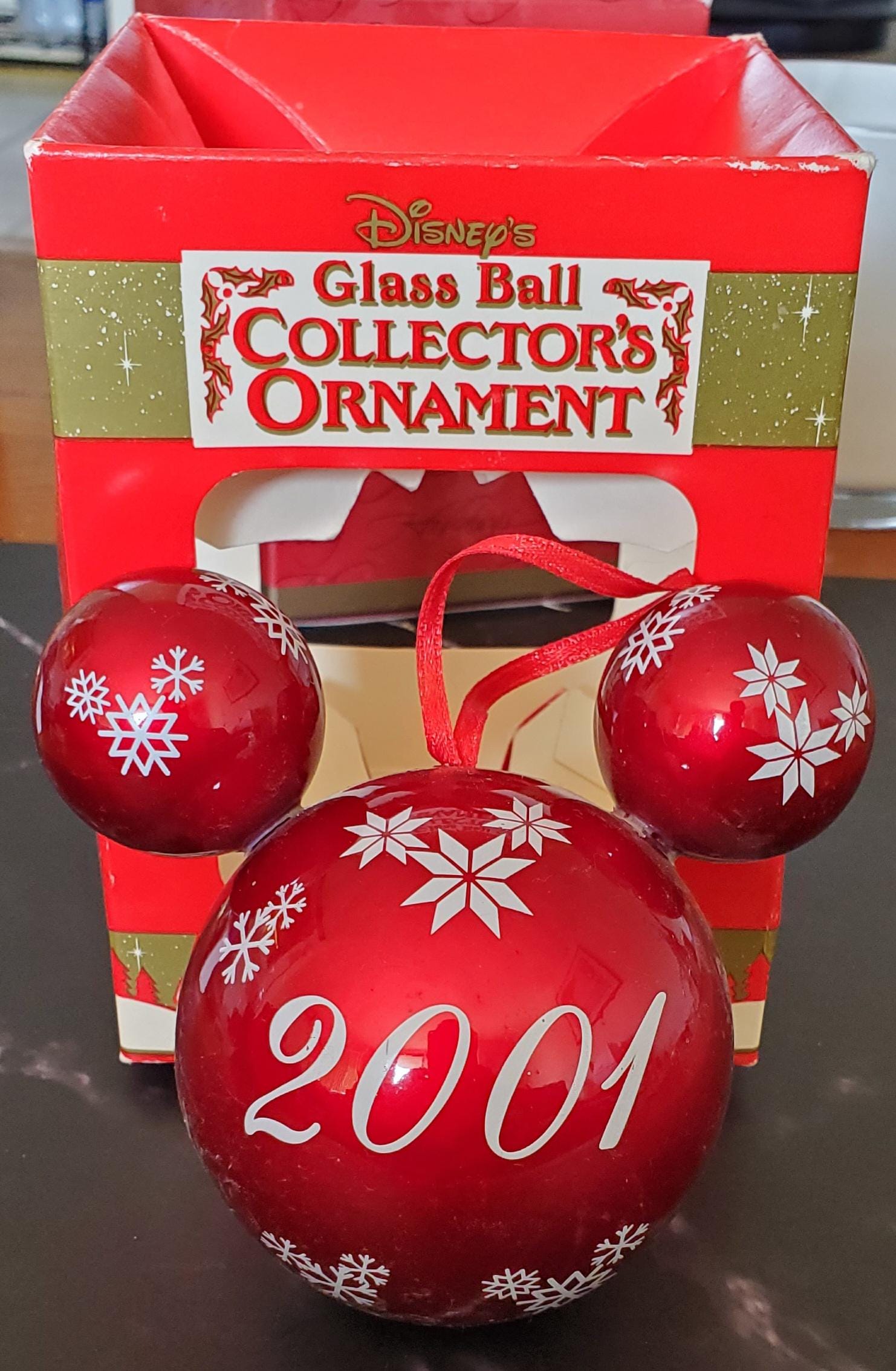 The Disney Store 2001 Mickey Mouse Ornament Mickey Head Ornament ...
