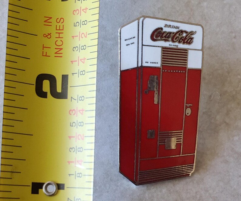 Vintage 1990s Coca-cola Vending Machine Pin: Collectible Coke ...