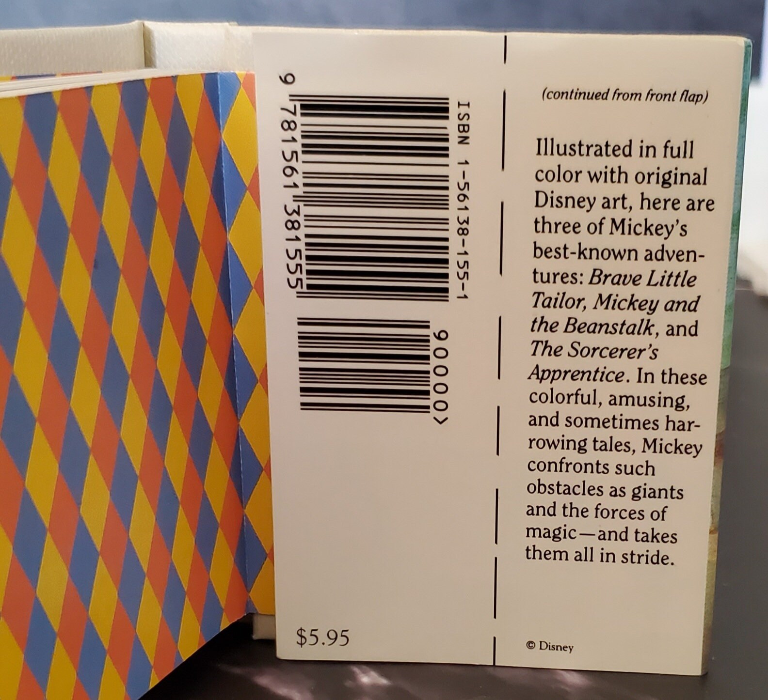 Walt Disney's MICKEY MOUSE TALES Mini Book 1992 - Vintage! 3 Inch ...