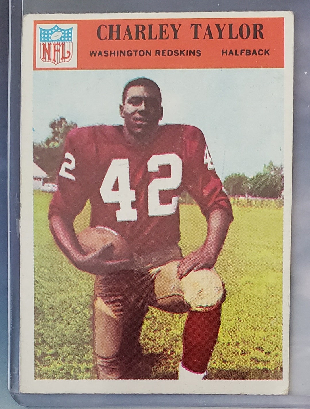 1966 Philadelphia Charley Taylor Washington Football Card 194 Very Good ...