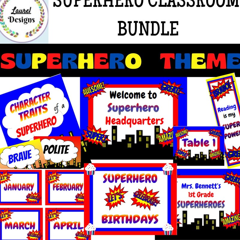 Superhero Board - Etsy