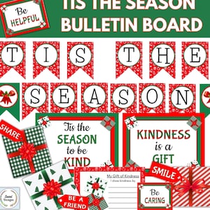 Christmas Bulletin Board, December Bulletin Board, Tis the Season ...