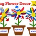 Hispanic Heritage Month Flag Flowers, Mes De La Herencia Hispana, Door ...