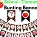 Back to School Bunting Banner, Teacher Appreciation Bunting Banner ...