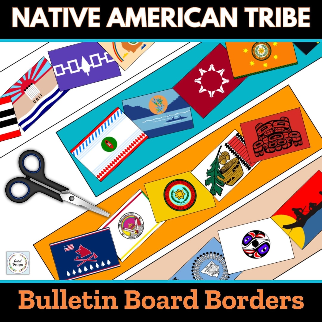 Native American Heritage Month Bulletin Board Borders, Classroom ...
