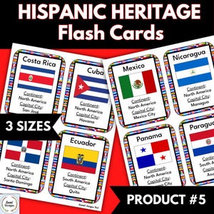 Hispanic Heritage Month Classroom Bundle, Bulletin Board Decor, Clip ...