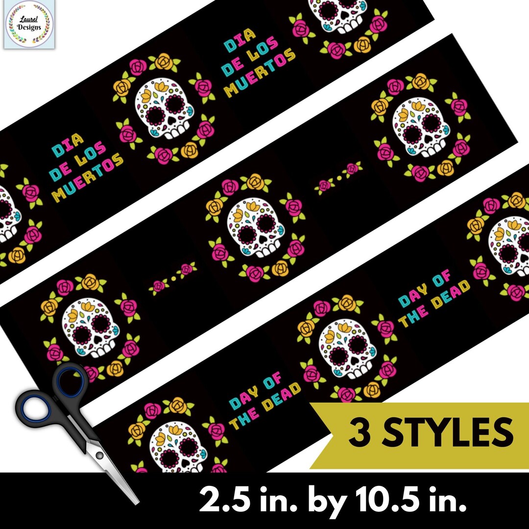 Day of the Dead Bulletin Board Borders, Dia De Los Muertos Borders ...