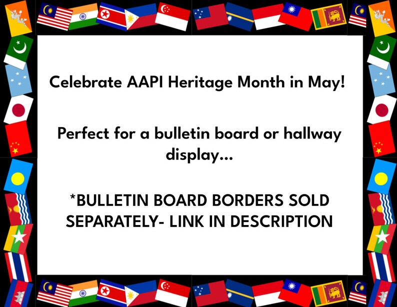 Printable AAPI Heritage Month Posters, Asian American & Pacific ...