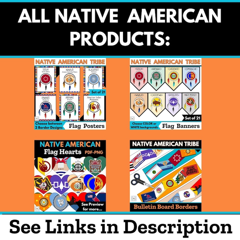 Native American Heritage Month Bulletin Board Borders, Classroom ...