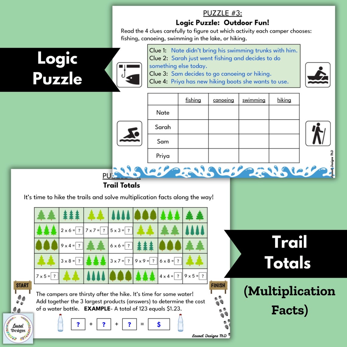 Camping Escape Room, Summer Escape Room, Summer School, Summer Camp ...