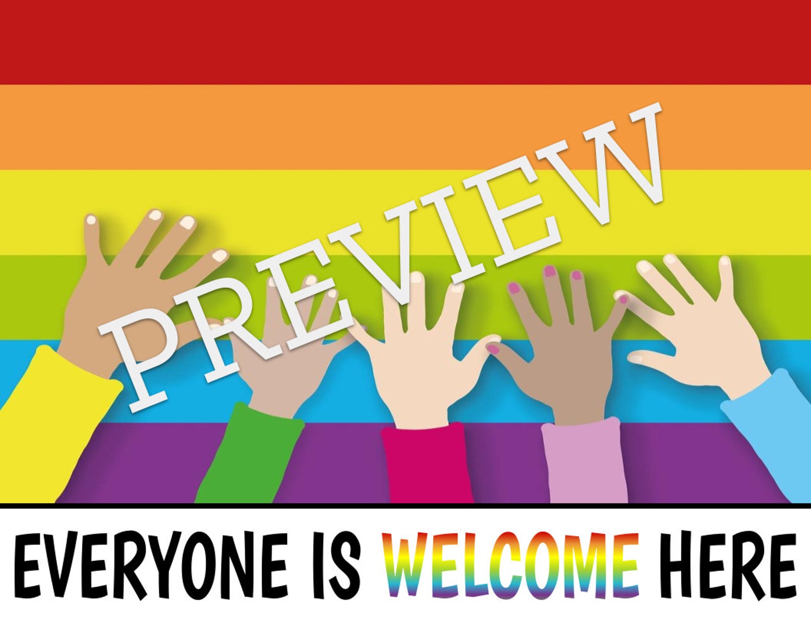 Pride Month Posters, LGBTQ Posters, Inclusion Posters, Diversity ...