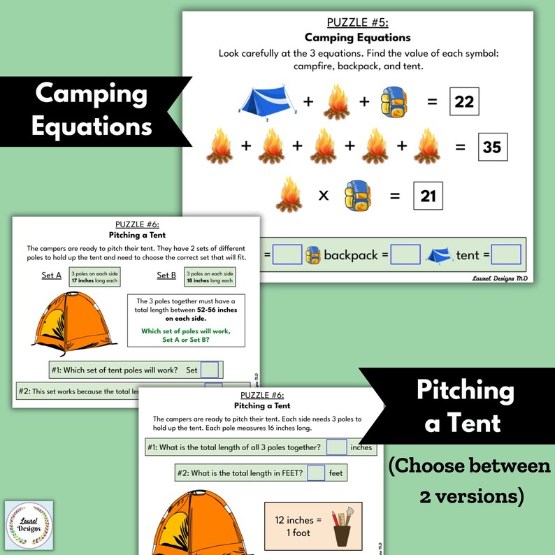 Camping Escape Room, Summer Escape Room, Summer School, Summer Camp ...