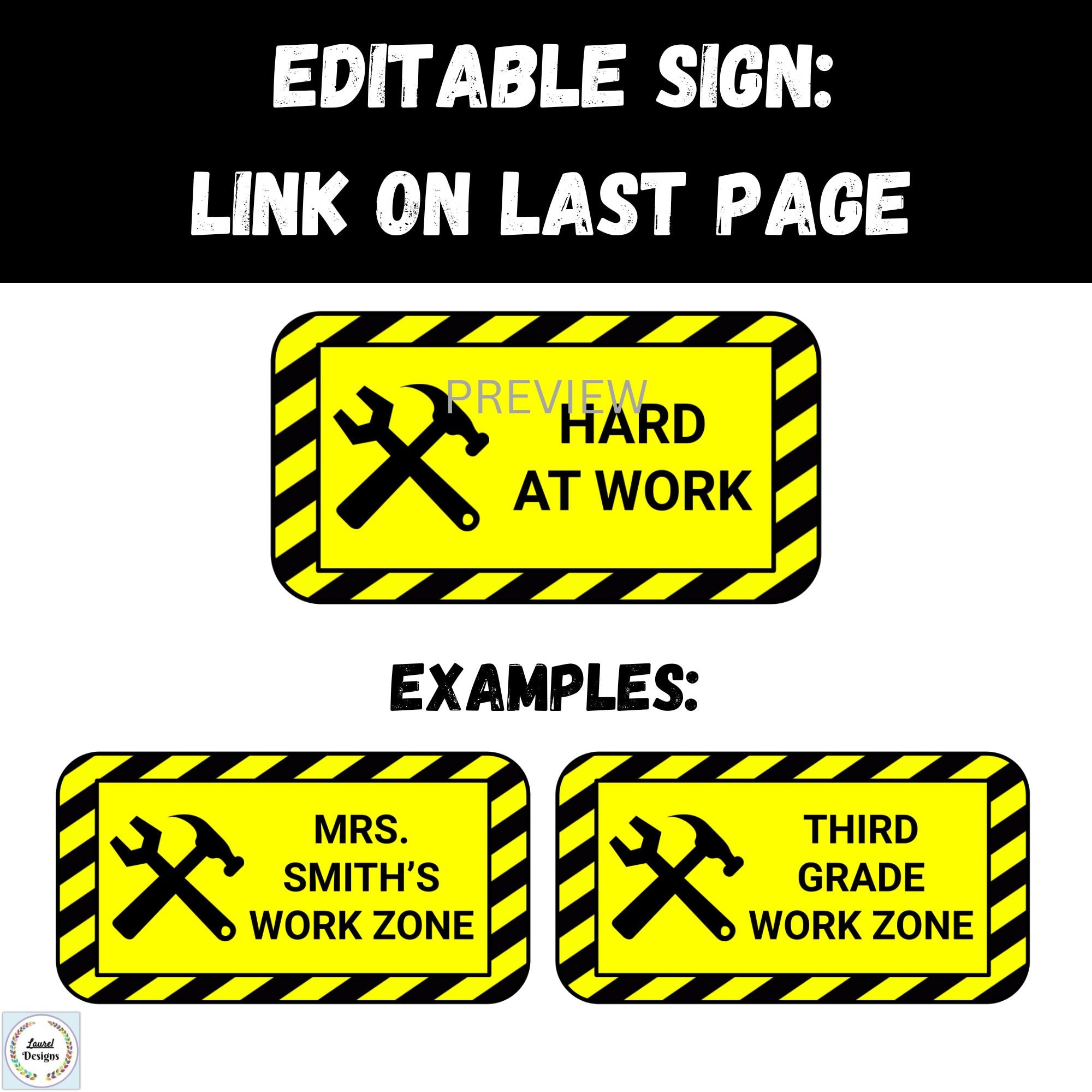 Printable Character Education Posters, Road Signs, Growth Mindset ...