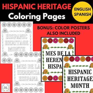 Printable Hispanic Heritage Month Word Puzzles, Worksheets, Coloring ...