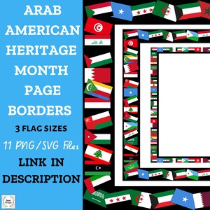 Arab American Heritage Month Bulletin Board Borders, Bulletin Board ...