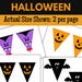 Halloween Bunting, Halloween Banner, Halloween Decor, Halloween Party ...