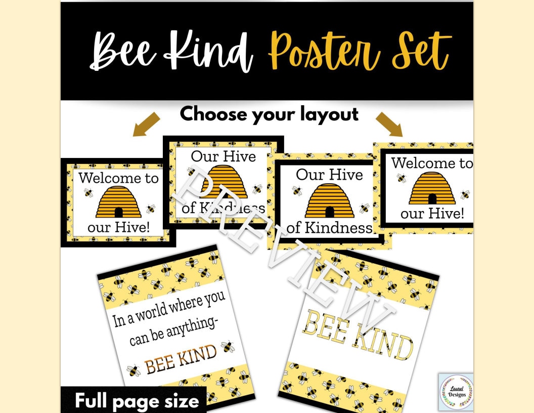 Bee Kind Bulletin Board, Kindness Bulletin Board, Character Education ...