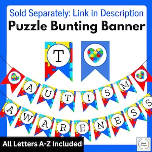 Autism Awareness Bulletin Board, Poster Set, Student Worksheet ...