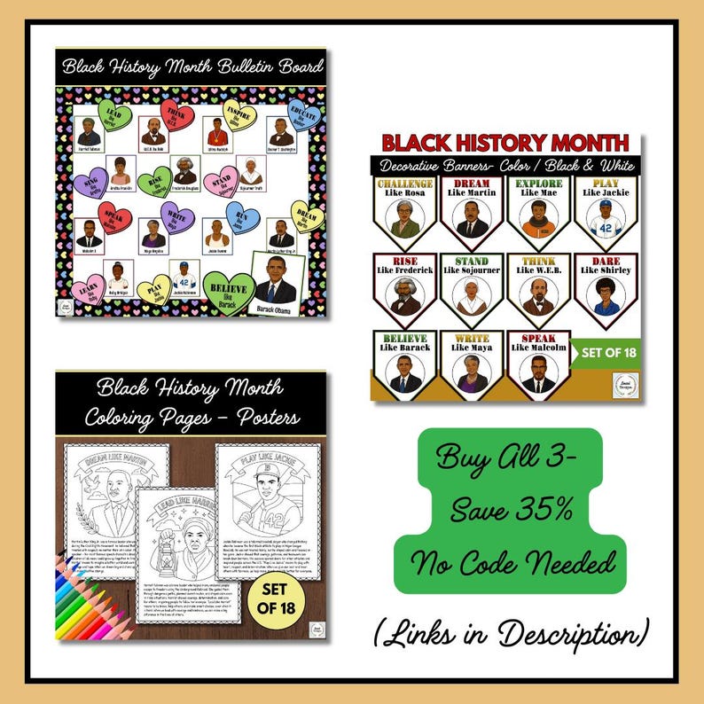 Black History Month Coloring Pages, Historical Figures Coloring Sheets ...