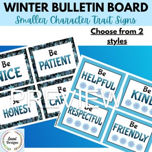 Winter-snowman Bulletin Board, Kindness Theme, It's Cool to Be Kind ...
