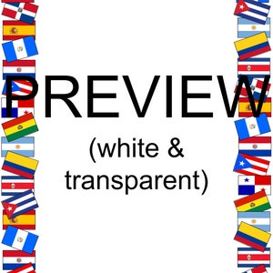 Spanish Flag Borders Hispanic Heritage Month Flag Borders Clip Art ...