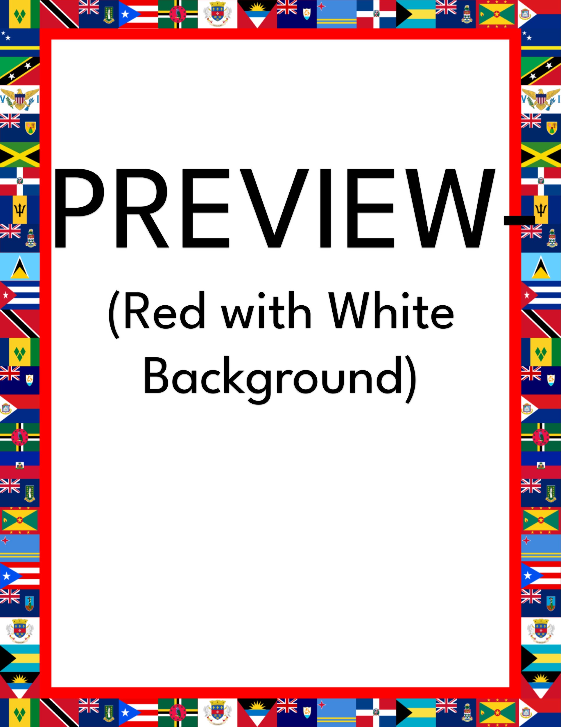 Caribbean American Heritage Month Page Borders, Document Borders ...