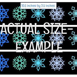 Printable Winter Bulletin Board Borders, Snowflake Borders, Snow ...