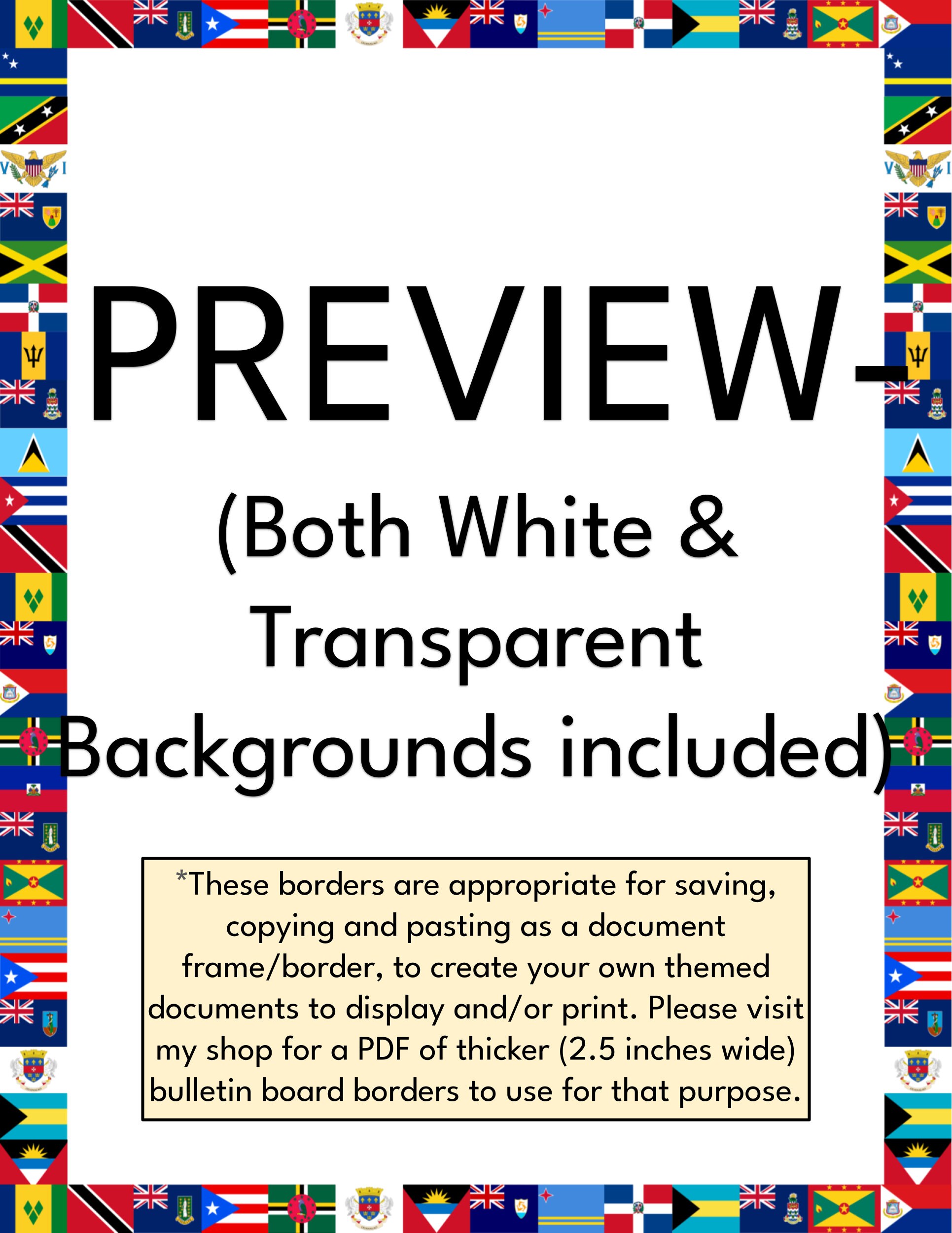 Caribbean American Heritage Month Page Borders, Document Borders ...
