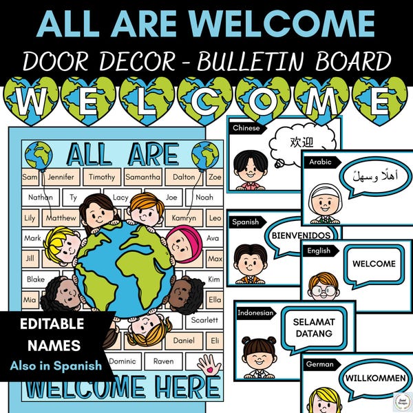 Welcome Languages - Etsy