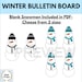 Winter-snowman Bulletin Board, Kindness Theme, It's Cool to Be Kind ...