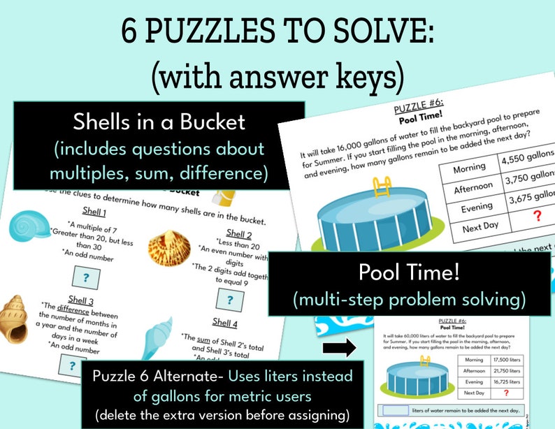 Summer Break Escape Room, Summer Escape Room, Last Day of School, End ...