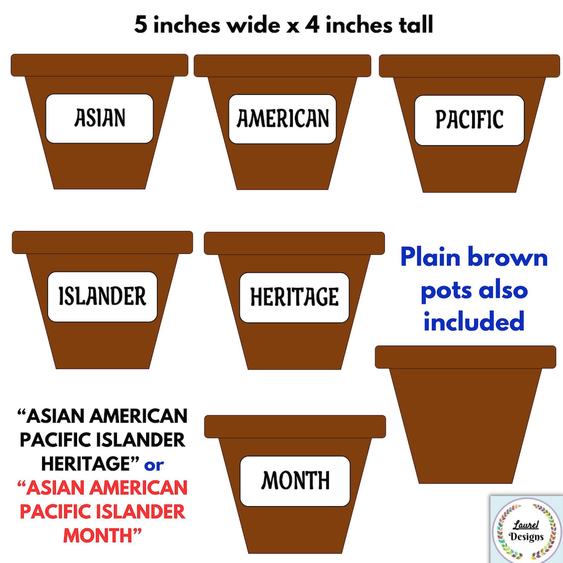 Printable AAPI Heritage Month Flag Flowers Craft, Asian American ...