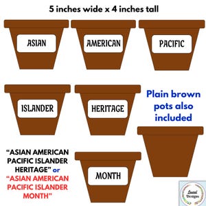 Printable AAPI Heritage Month Flag Flowers Craft, Asian American ...