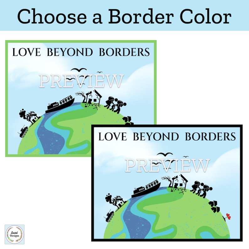 Printable World Refugee Awareness Month Posters, World Refugee Day ...