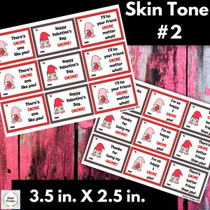 Printable Gnome Valentine's Day Cards, Classroom Valentine's Day Cards ...