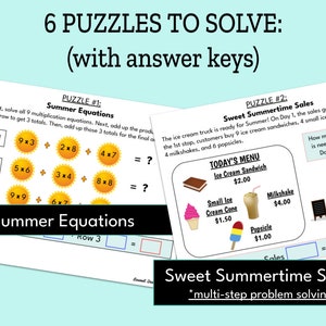 Summer Break Escape Room, Summer Escape Room, Last Day of School, End ...