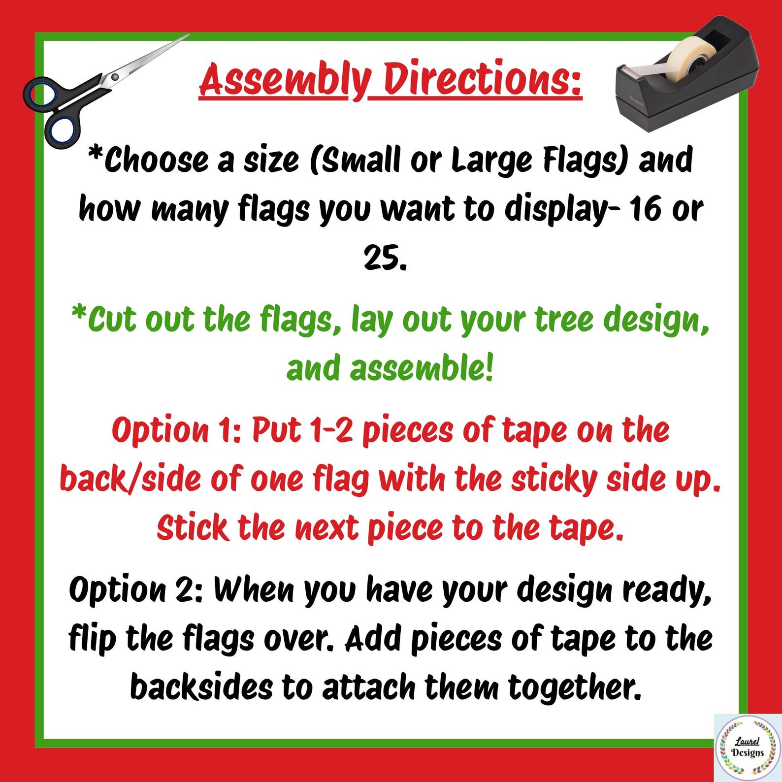 Christmas Around the World Flag Tree Decor, Multicultural Christmas ...