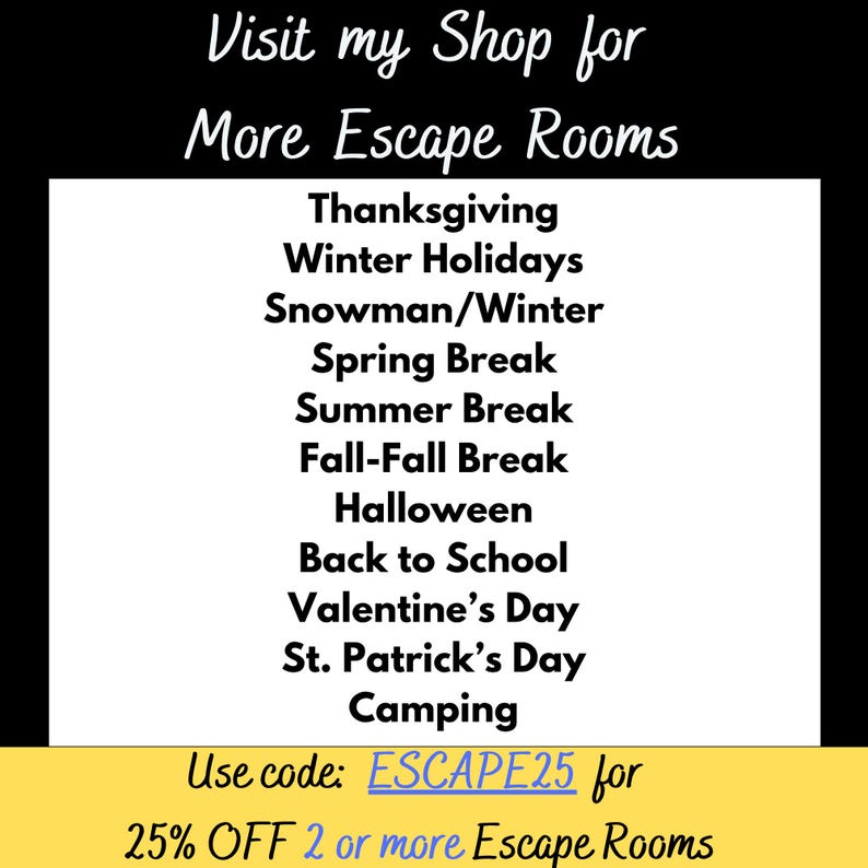 Snowball Fight Escape Room, Winter Escape Room, Winter Challenge, Snow ...