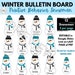 Winter-snowman Bulletin Board, Kindness Theme, It's Cool to Be Kind ...